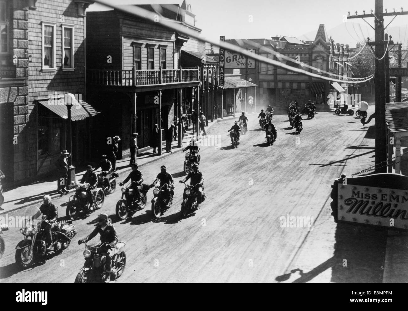 DER WILD ONE 1954 Columbia-Film mit Marlon Brando Stockfotografie - Alamy