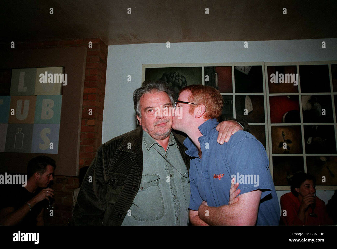 Chris Evans Radio TV-Moderator September 1998 mit dem Fotografen David ...