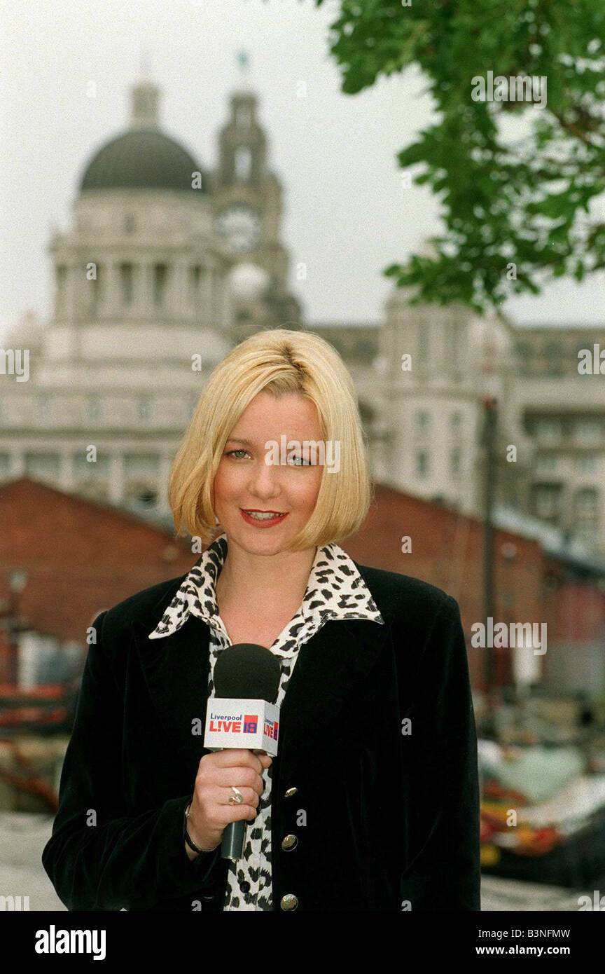 Jo Simpson Live TV-Moderatorin November 1998 war ein Vorführer an ...