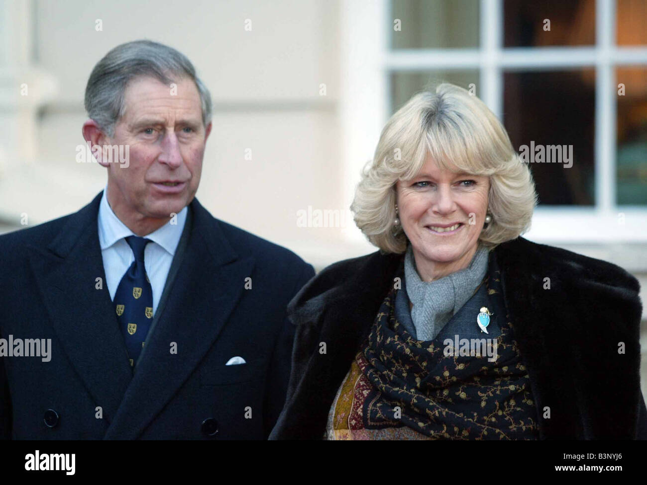 Charles und Camilla treffen Forscher Tom Avery George Wells und Andrew ...