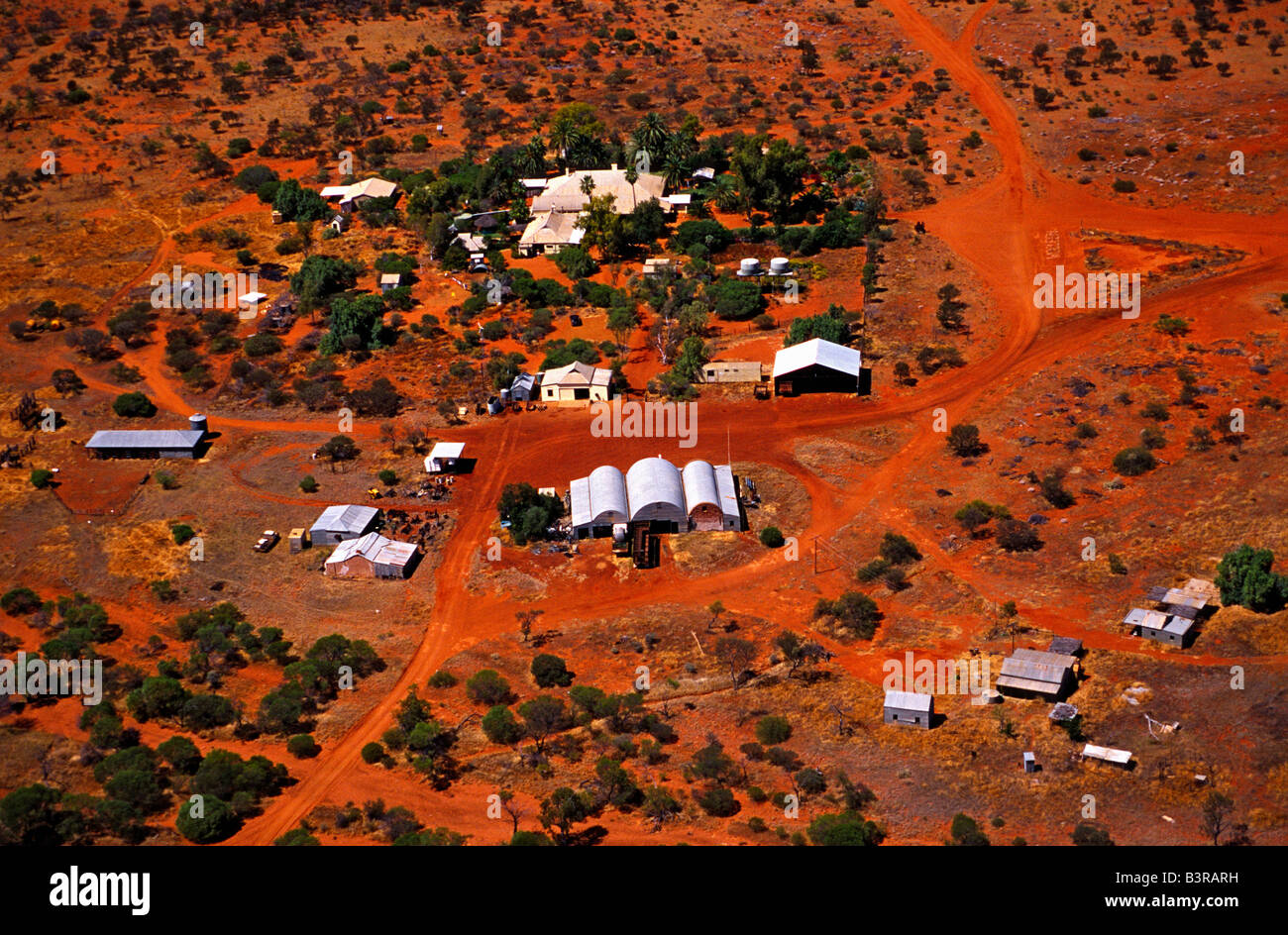 Australia Farm Aerial Outback Stockfotos & Australia Farm Aerial ...