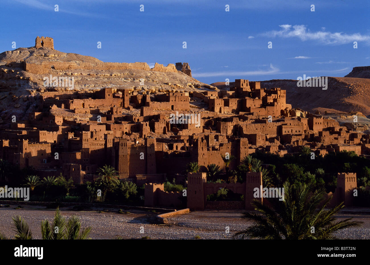 Die UNESCO restaurierte Kasbah von Ait Benhaddou, Marokko, haben in ...