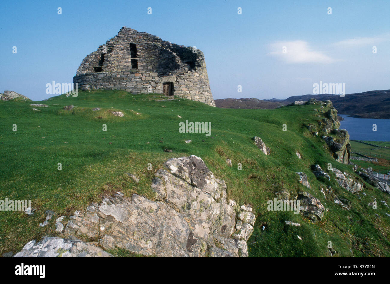 Schottland, Isle of Lewis - äußeren Hebriden, Carloway Broch. Dun ...