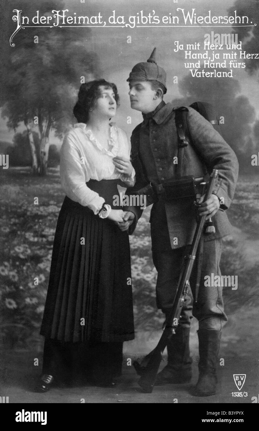 Events first world war wwi propaganda germany Stockfotos und -bilder Kaufen - Alamy