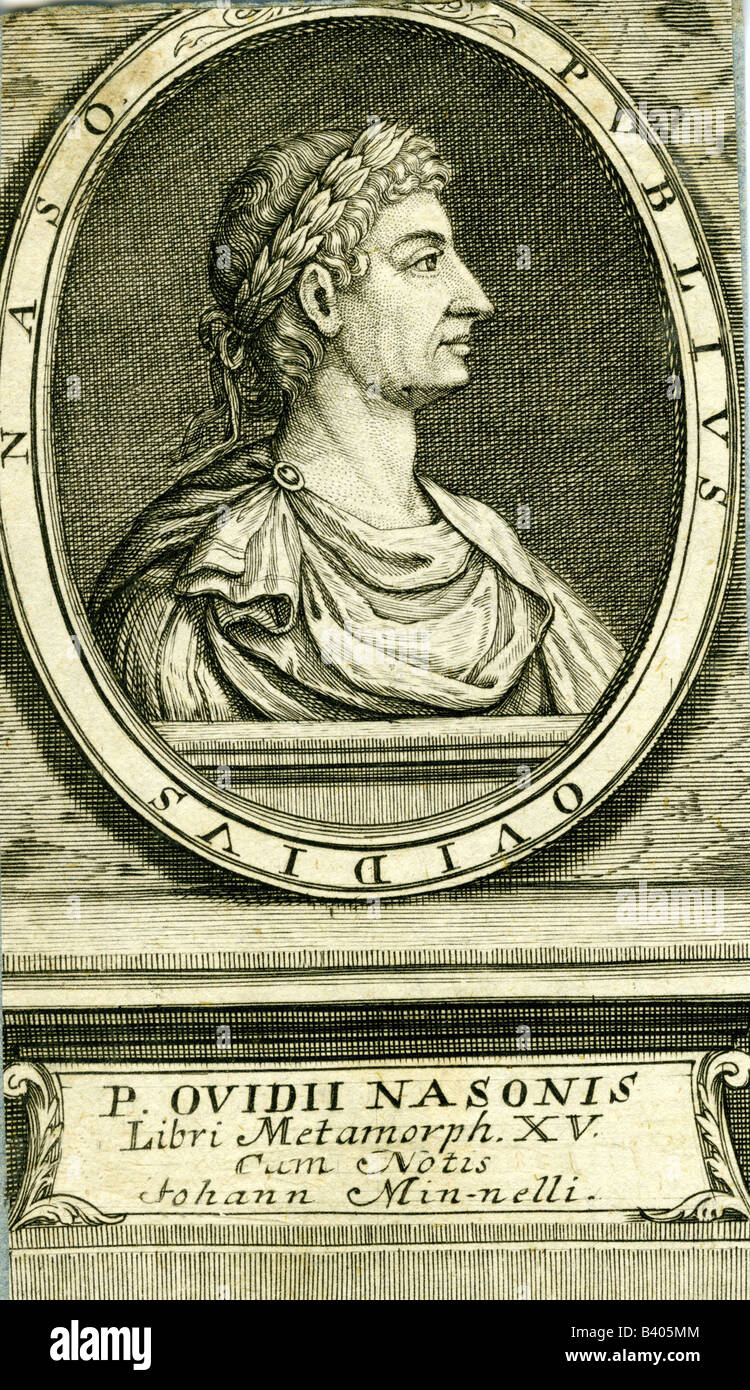Ovid (Publius Ovidius Naso), 43 v. Chr. - 17 n. Chr. römische Autor ...