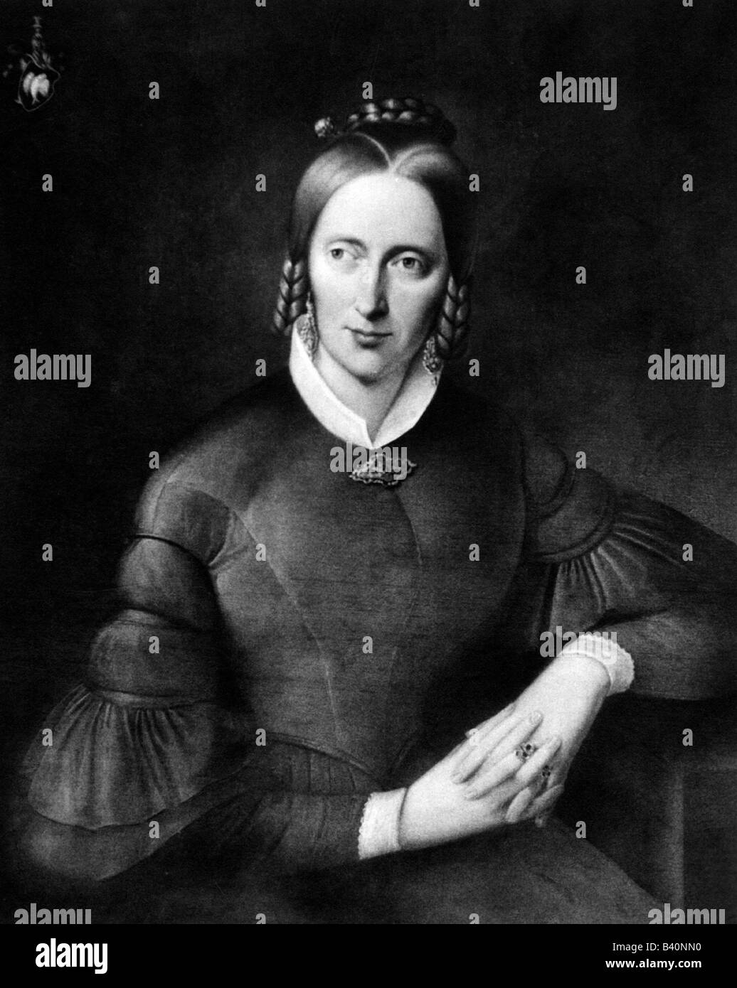 Droste-Huelshoff, Annette von, deutsche Autorin/Schriftstellerin, 10.1. ...