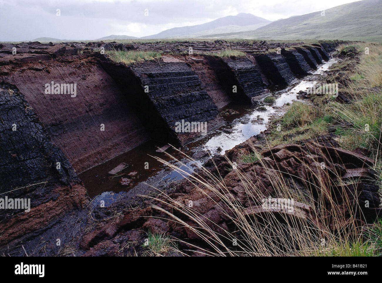 Geographie / Reisen, Irland, Landwirtschaft / Landwirtschaft, Torf ...