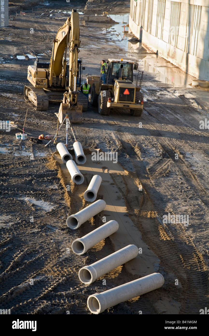Autobahn Construction Stockfotos und -bilder Kaufen - Alamy