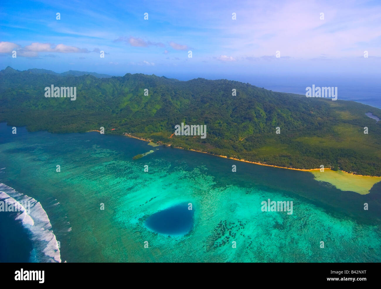 Blick auf Insel Kosrae Karolinen Pazifik Kosrae Mikronesien ...