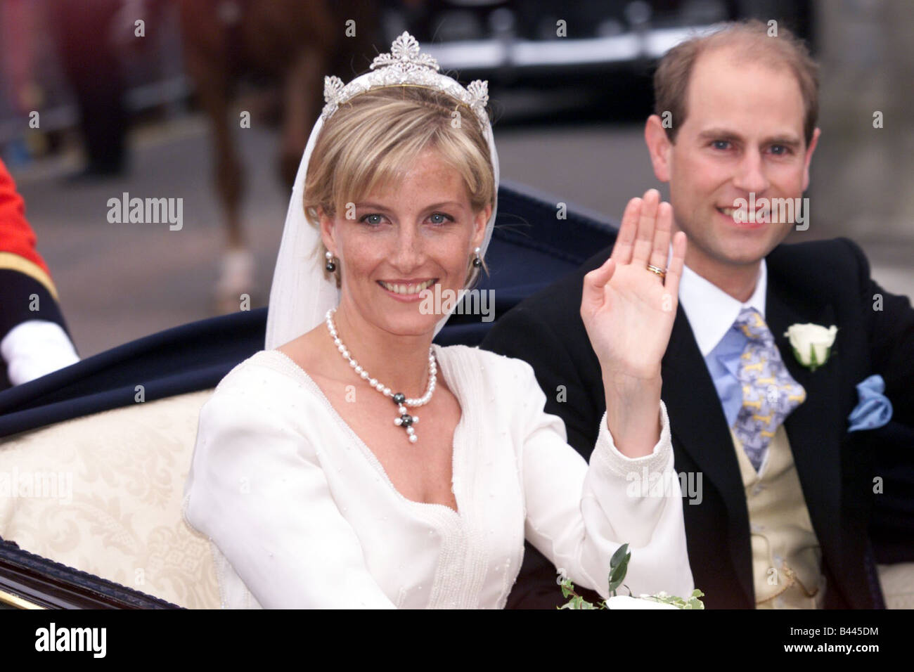 Prince Edward And Sophie Wedding Stockfotos und -bilder Kaufen - Alamy