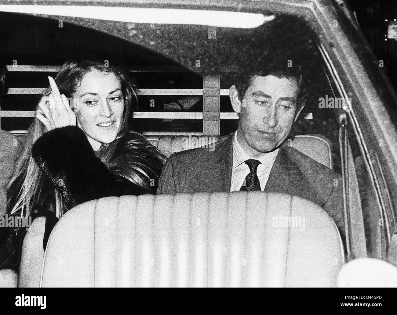 Prinz Charles mit Ex-Freundin von Norton Knatchbull der Enkel des Earl ...