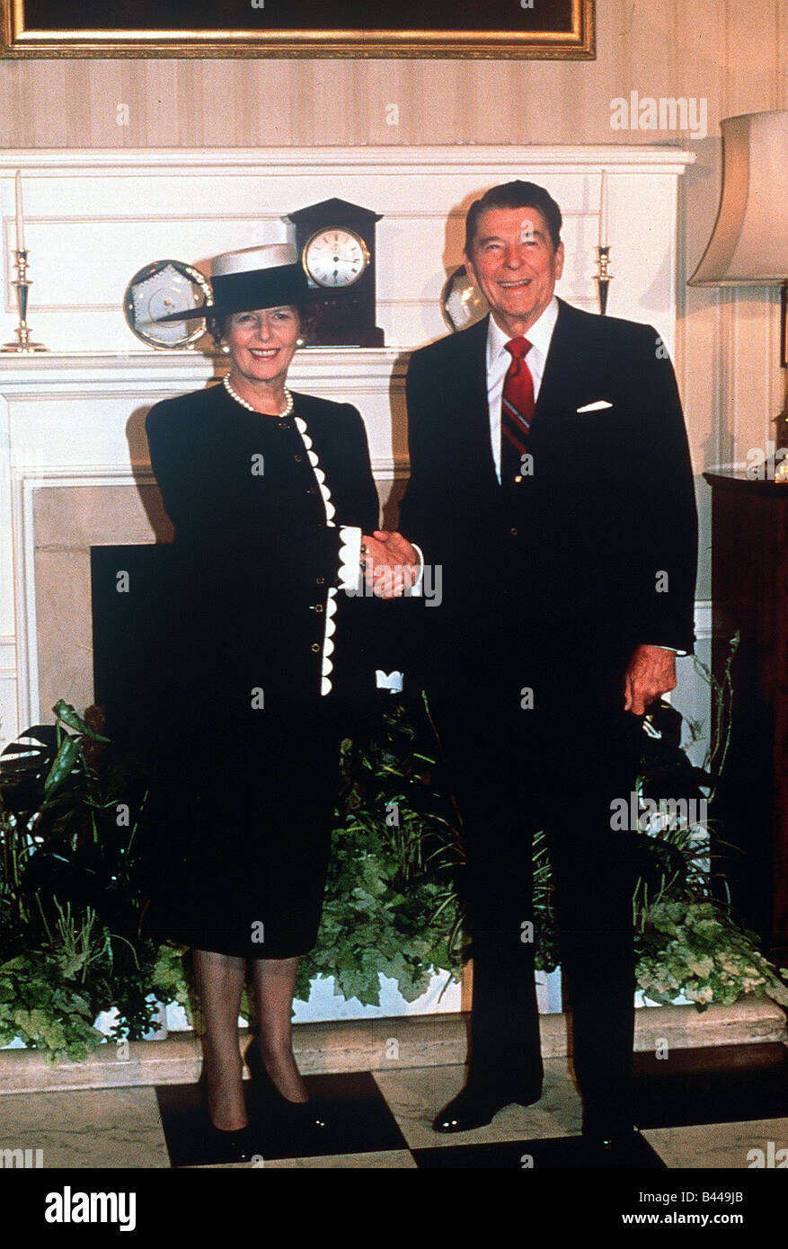 Präsident Ronald Regan besuchen Juni 1988 nach England mit Margaret ...