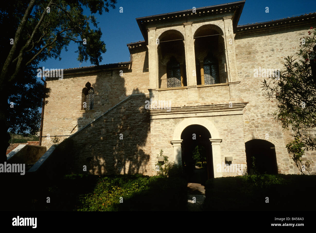 Arqua Petrarca Italien Casa di Petrarca letzte Heimat des Renaissance ...