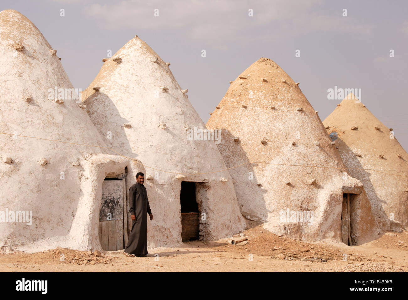 Traditionelle Bienenstock Häuser in Sarouj Dorf, Hama, Syrien ...