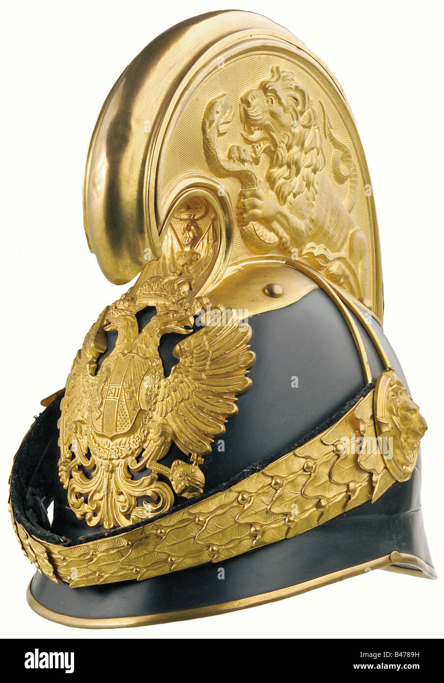 Ein Helm von 1905 Muster, für Dragoner-Offiziere. Leichter ...