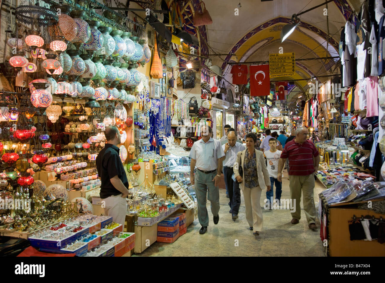 Türkei Istanbul Spice Market auf dem ägyptischen Basar Stockfotografie ...