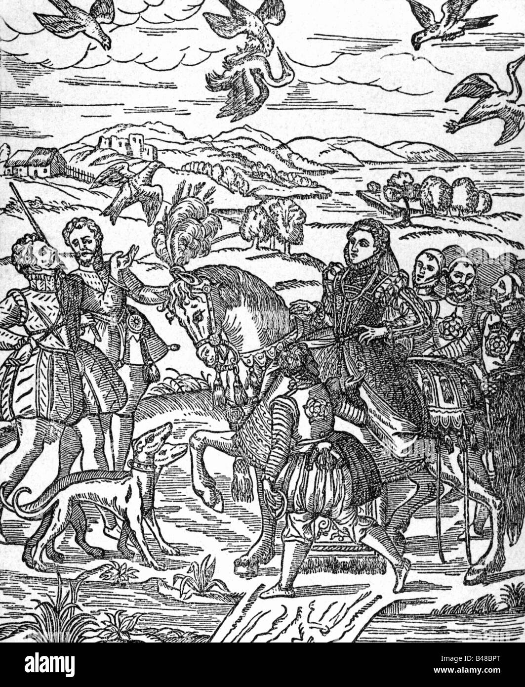 Queen elizabeth i court Schwarzweiß-Stockfotos und -bilder - Alamy