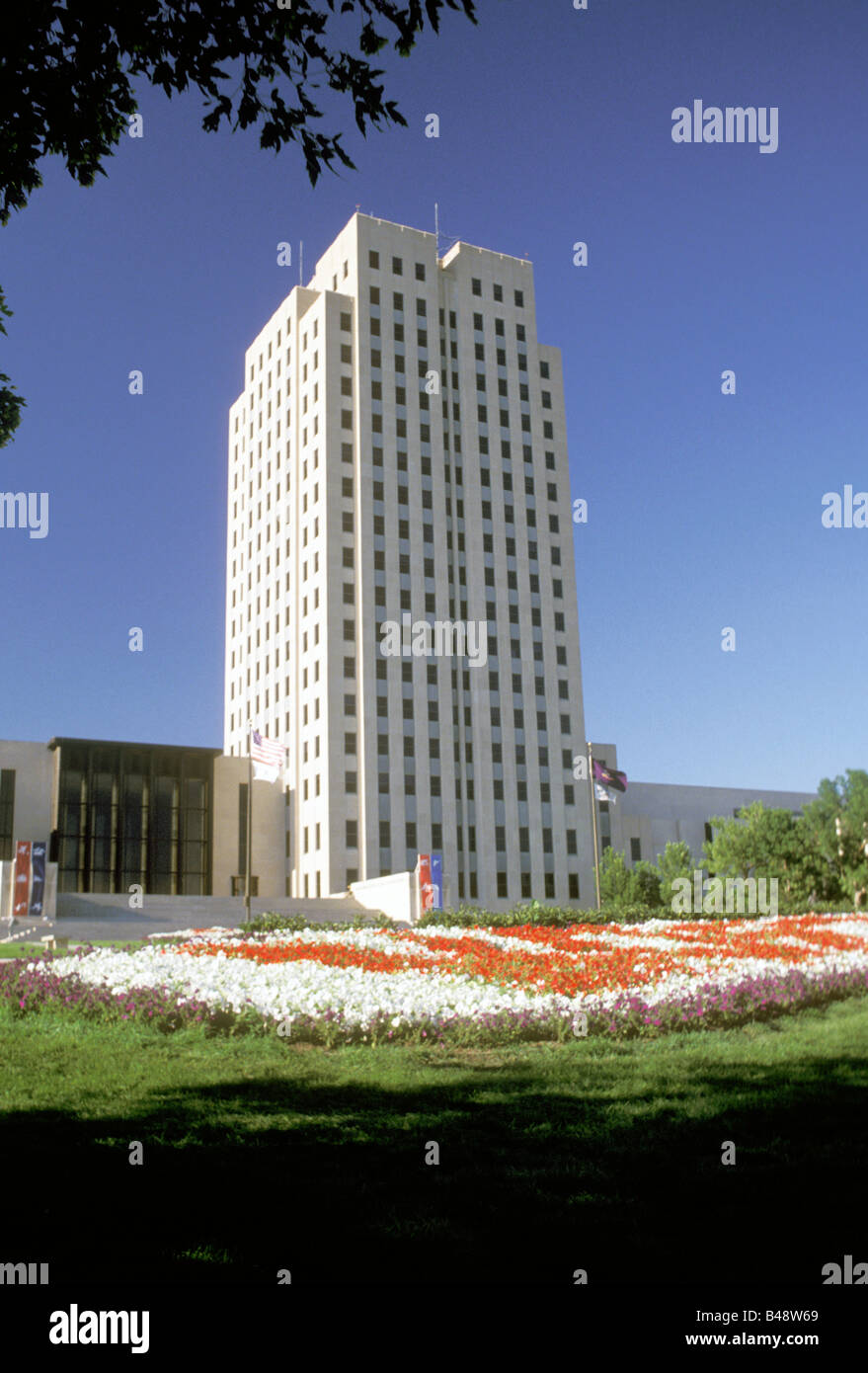 State Capitol building Bismarck in North Dakota Stockfotografie - Alamy
