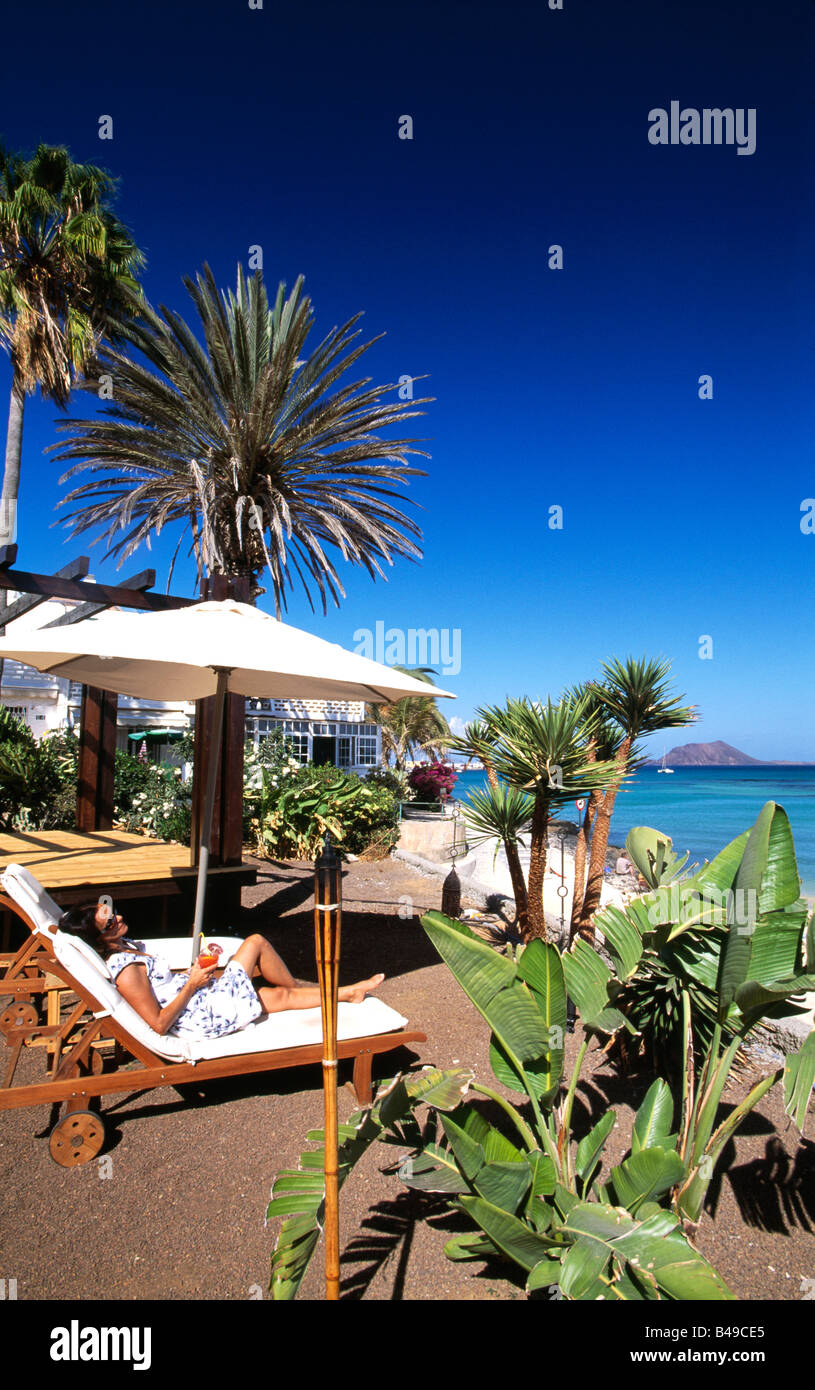 Strand-Bar in Corralejo-Fuerteventura-Kanarische Inseln-Spanien ...