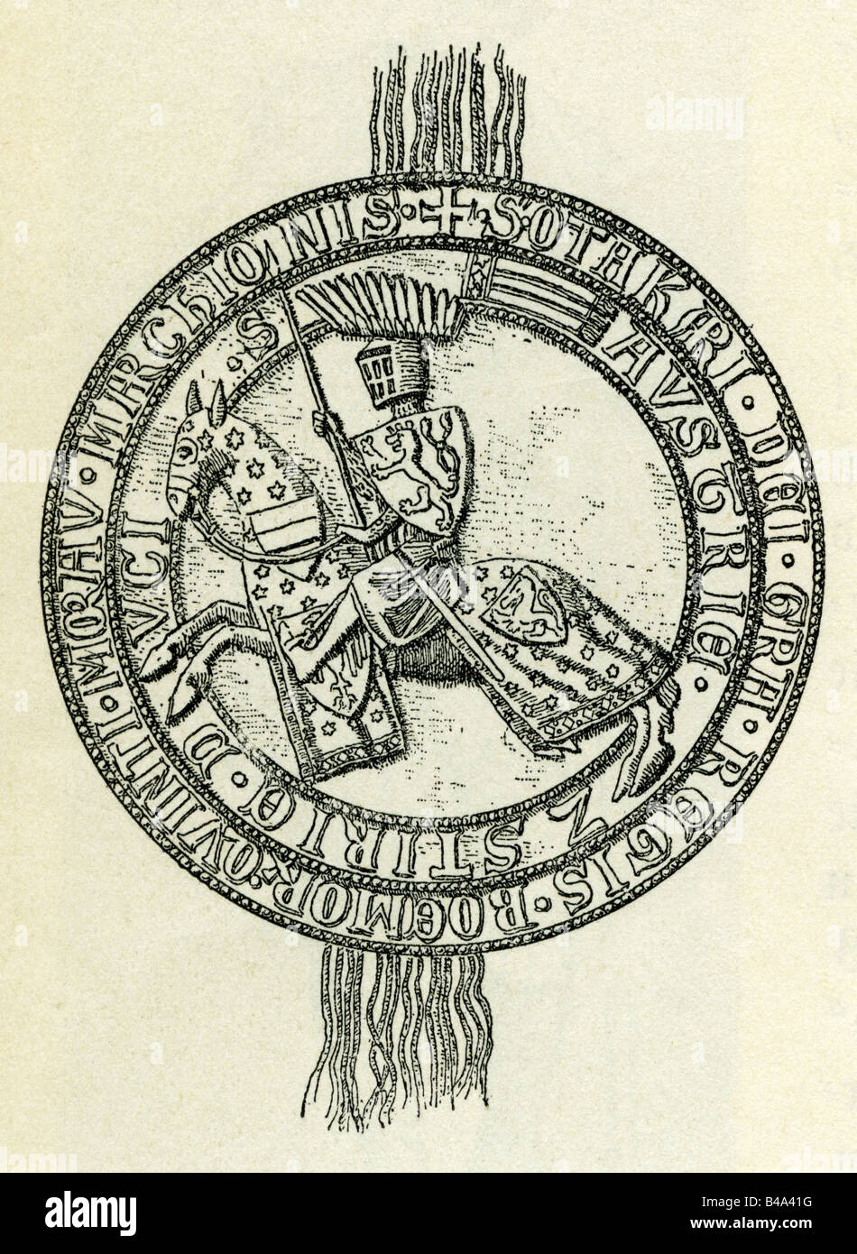 Ottokar II., ca. 1232 - 26.8.1278, König von Böhmen 23.9.1253 - 26.8. ...