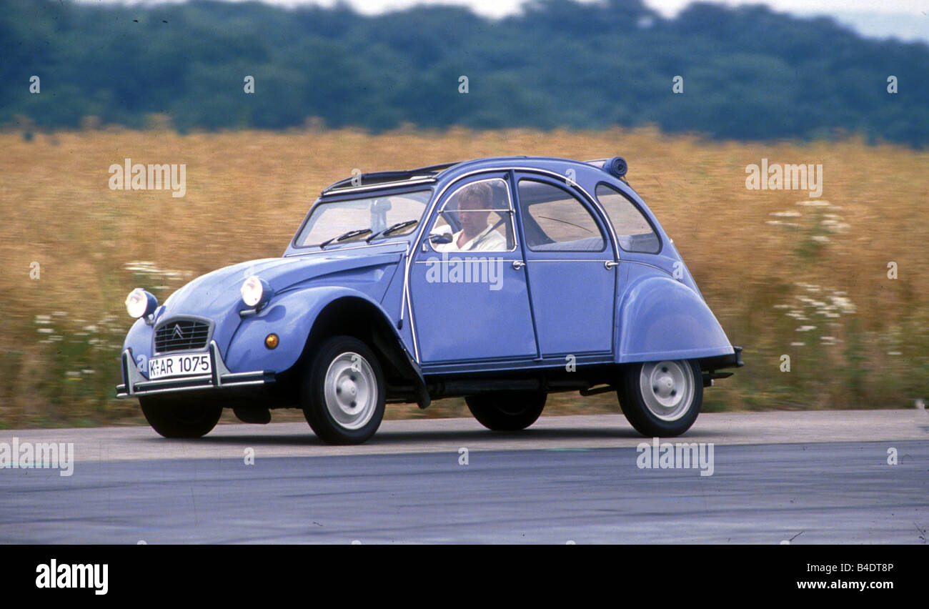 Auto, Citroen 2CV, '2 CV '' Ente ''', blau, der 70er Jahre, Limousine ...