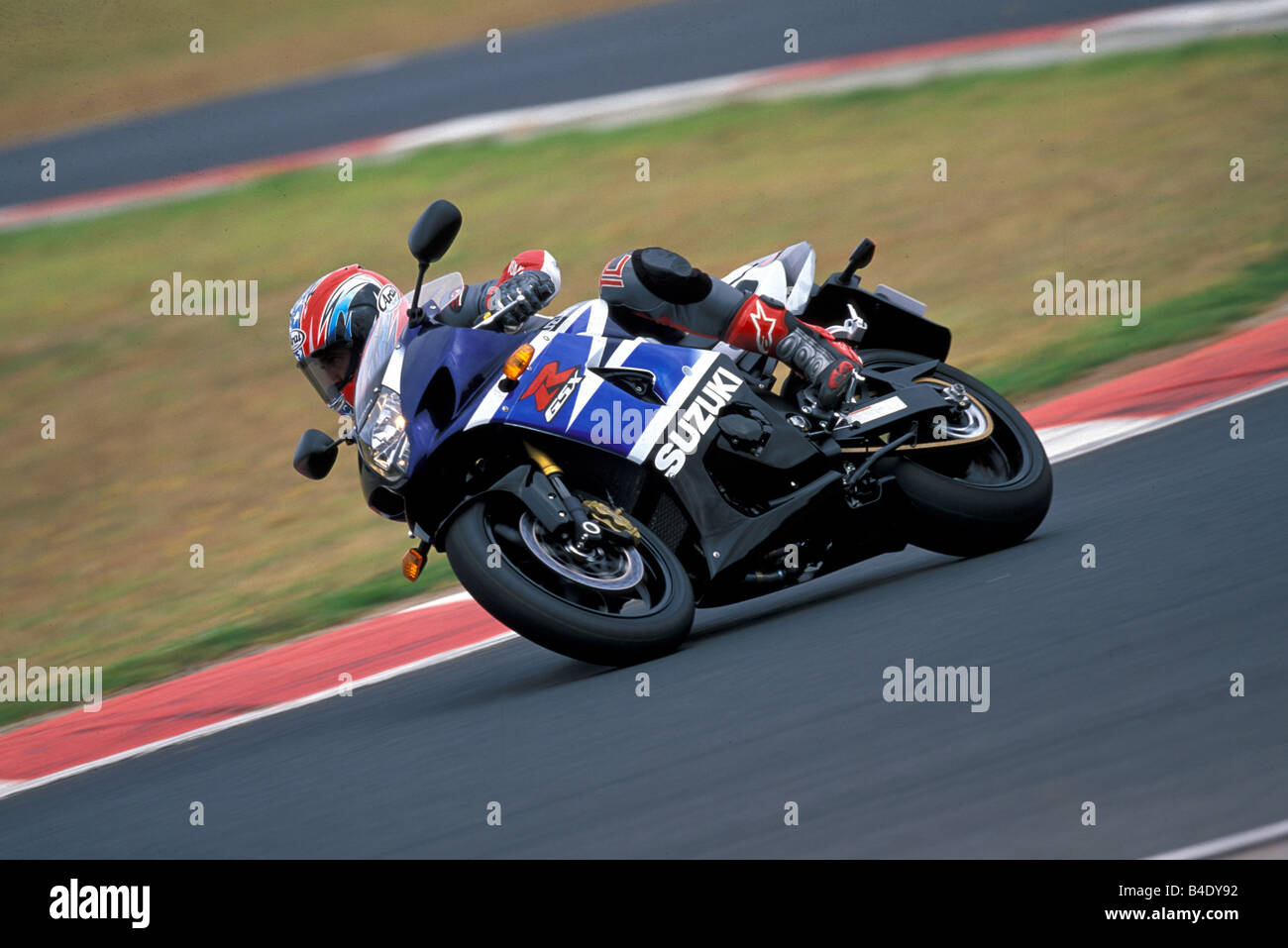 Motor Cycle, Sport Motorrad, Sportler, Suzuki GSX-R 1000, blau, Baujahr ...