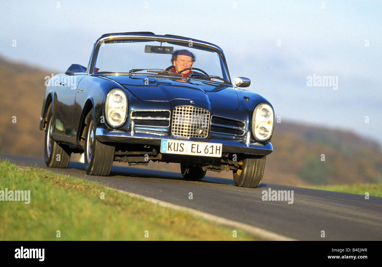 Auto, Facel Vega III Cabrio, Modell Jahr 1963, blau, Oldtimer, 1960er ...