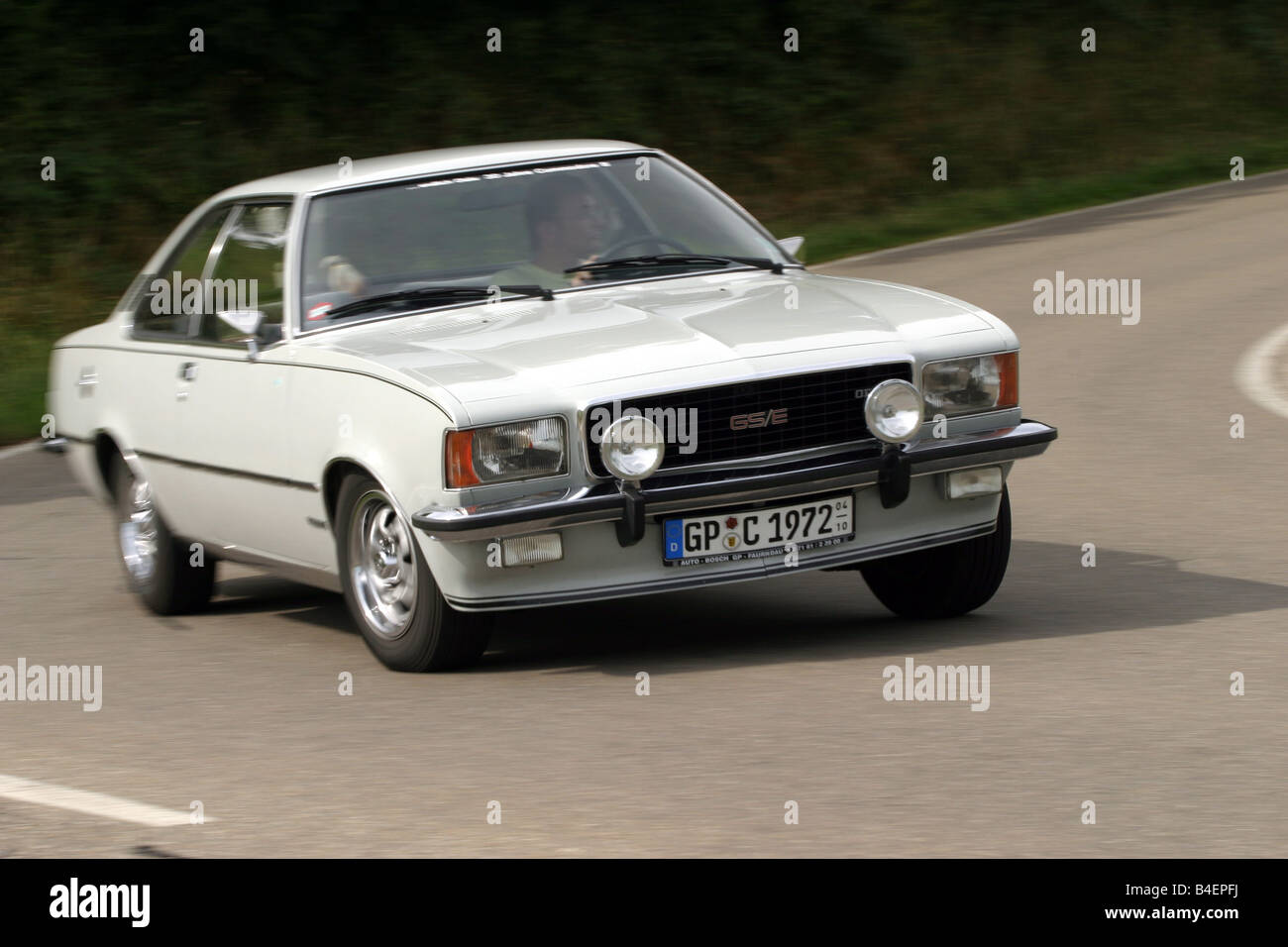 Auto, Opel Commodore, altes Auto, 1970er Jahre, 70er Jahre, weiß, Coupé ...