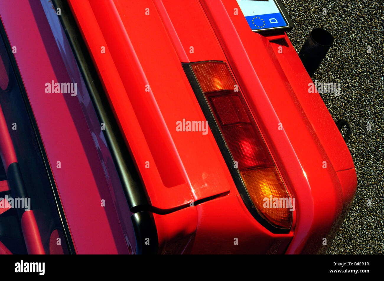 Auto, Opel Manta B, Baujahr 1983, rot, Coupé, Coupe, Oldtimer, 1980er ...
