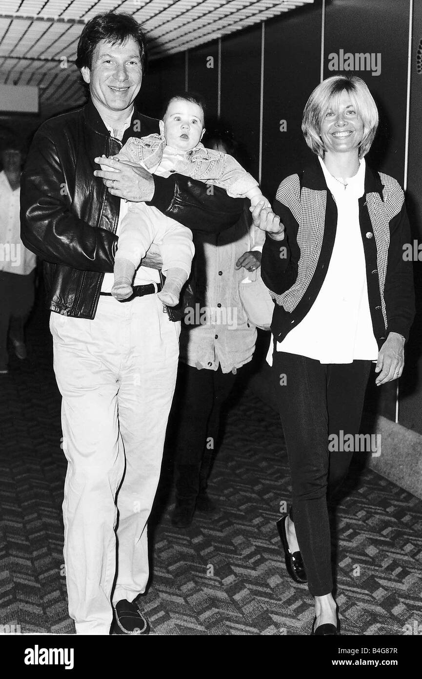 Michael Brandon Actor und Schauspielerin Glynis Barber mit ihrem Sohn ...