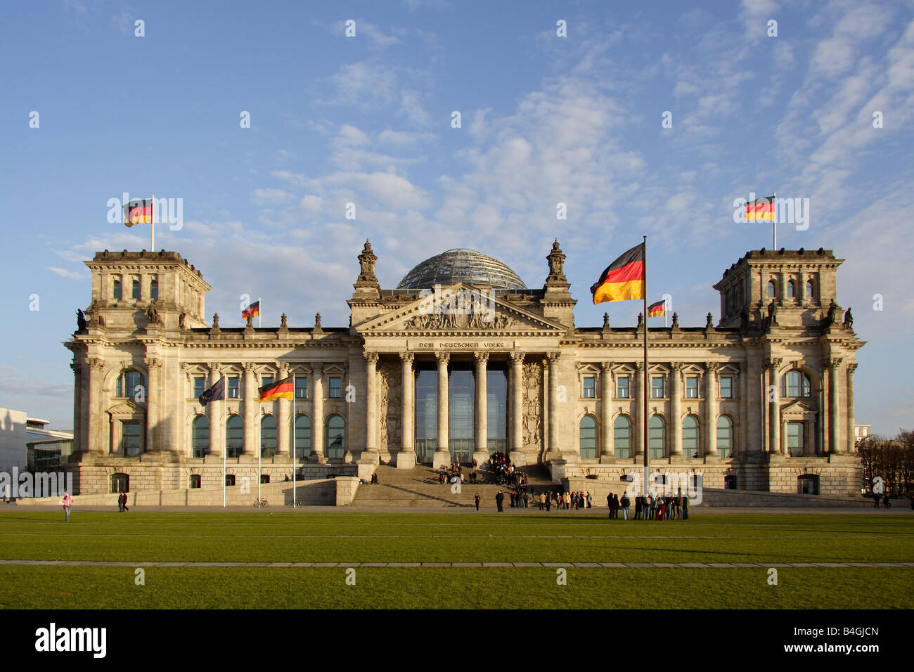 Das deutsche Parlament bauen und Platz der Republik, Berlin ...