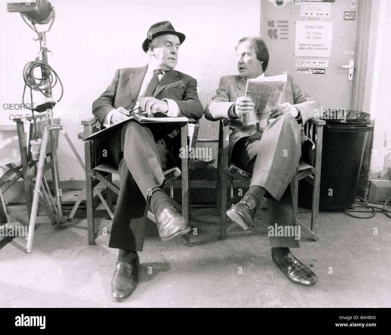 George Cole als Arthur Daley und Dennis Waterman als Terry McCann aus ...