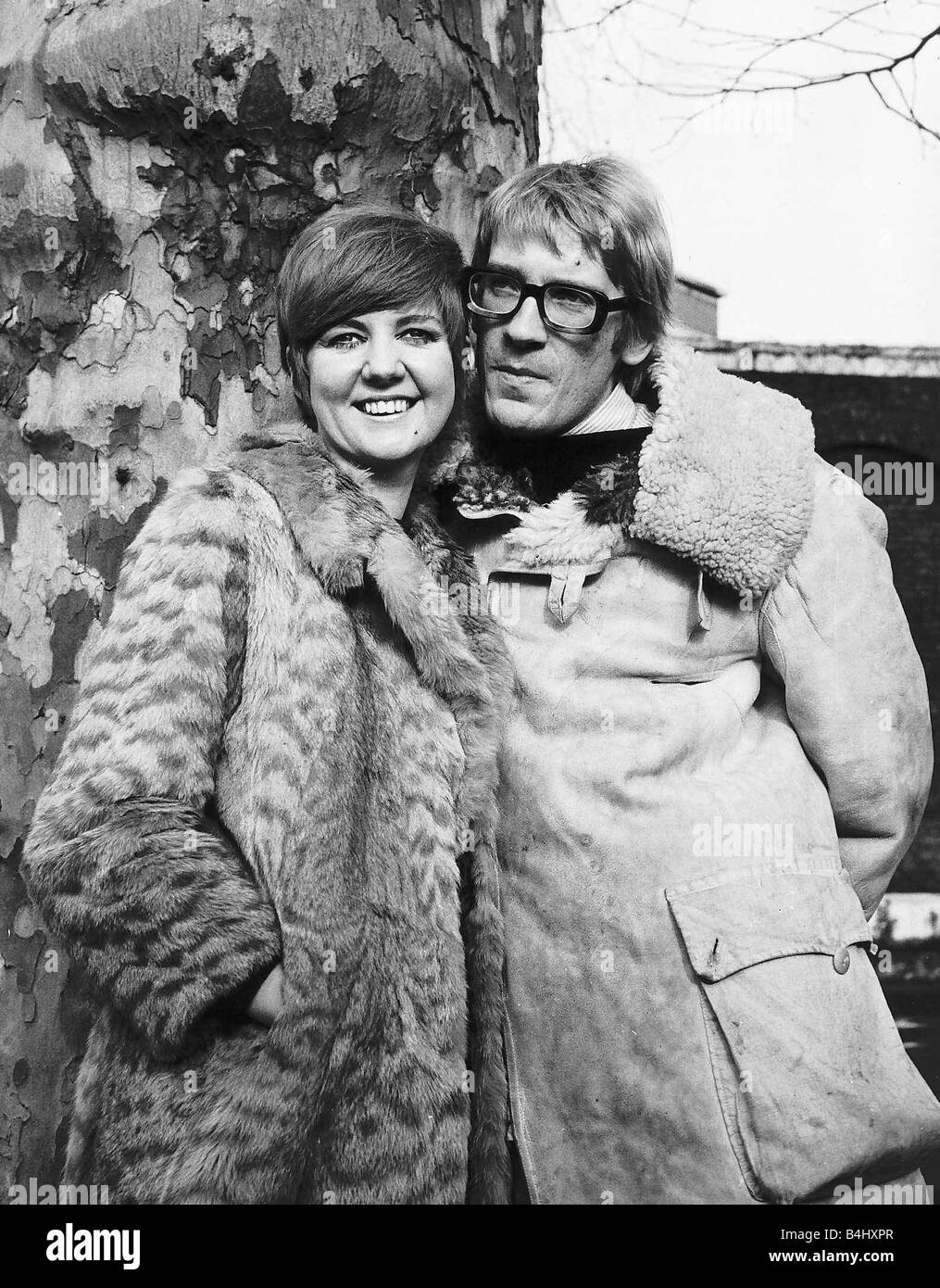 Cilla Black Sängerin TV Moderatorin Proben mit dem Schauspieler David Warner Stockfotografie - Alamy