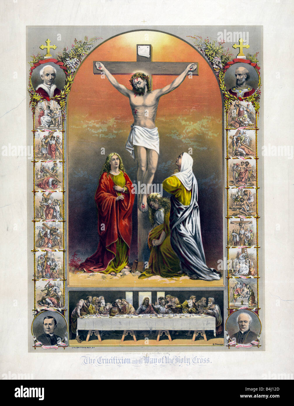 Crucifixion jesus painting -Fotos und -Bildmaterial in hoher Auflösung – Alamy