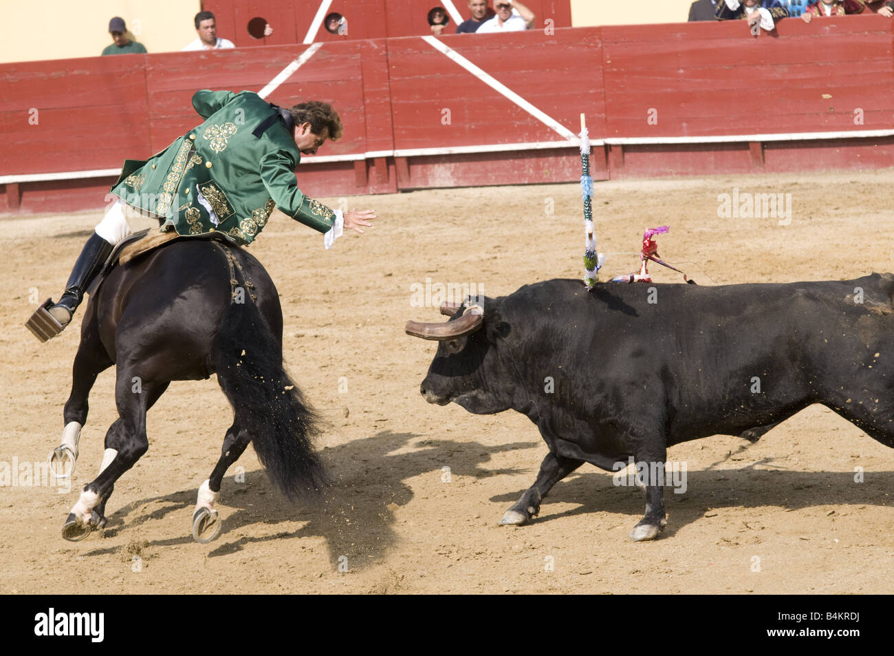 Stierkampf Mit Pferd Stockfotos und -bilder Kaufen - Alamy