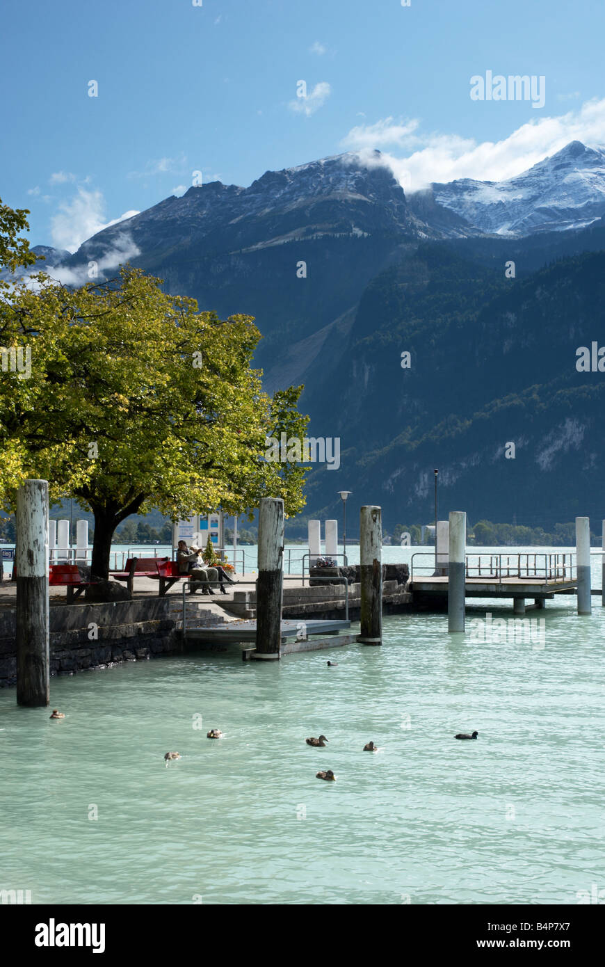 Brienzer See oder der Brienzersee Schweiz Stockfotografie - Alamy