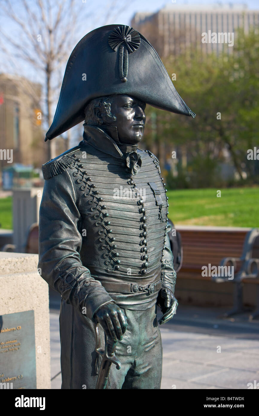 Die Valiant-Denkmal. Statue von Lieutenant Colonel Charles Michael d ...