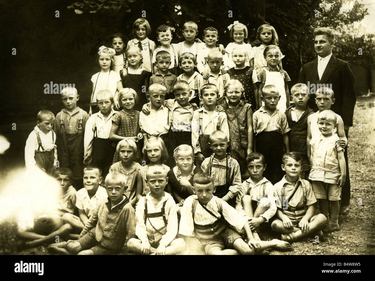 Bildung, Schulklasse, Gruppenbild, Deutschland, ca. 1930 ...