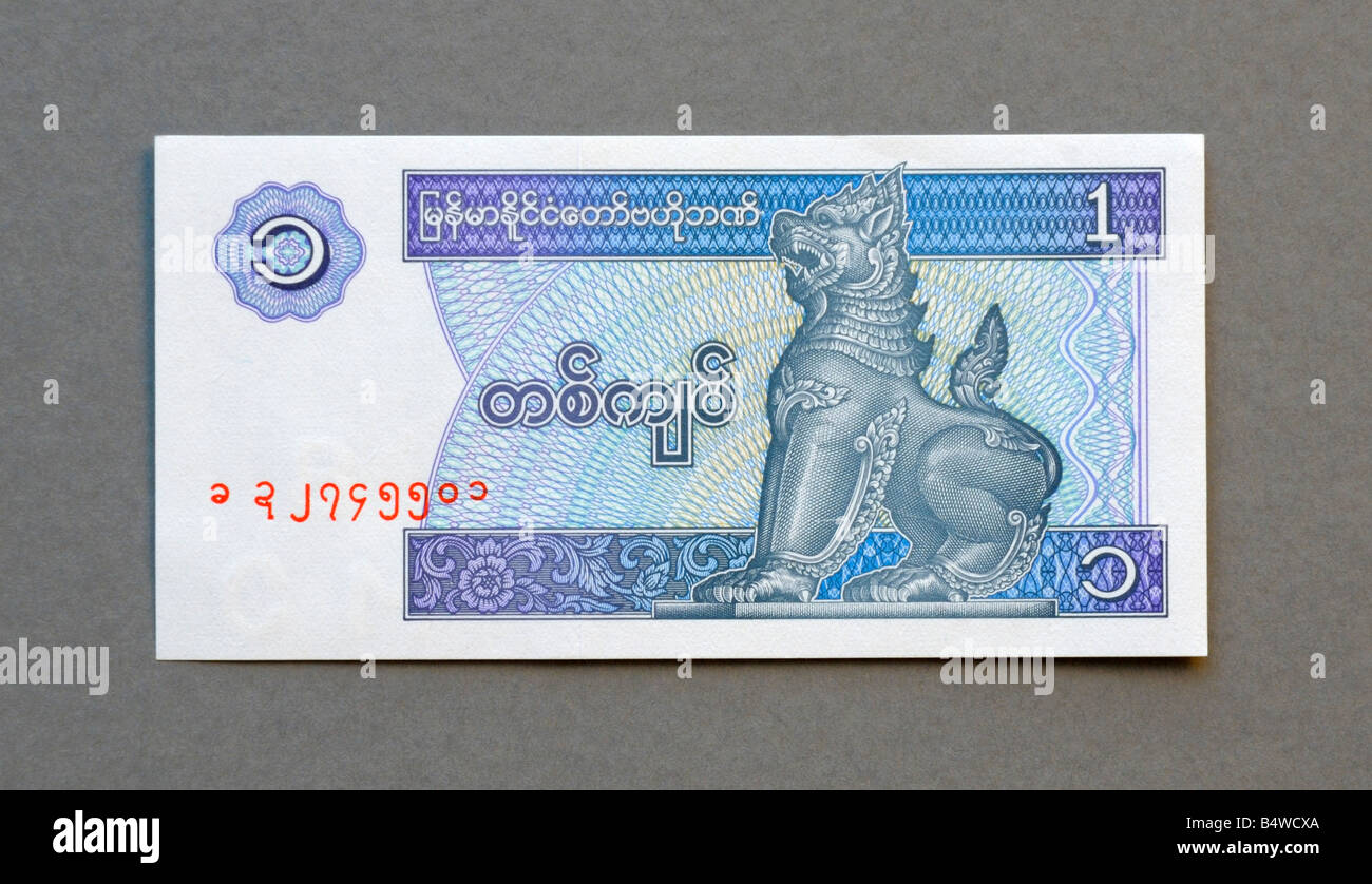 Myanmar Banknote Stockfotos und -bilder Kaufen - Alamy
