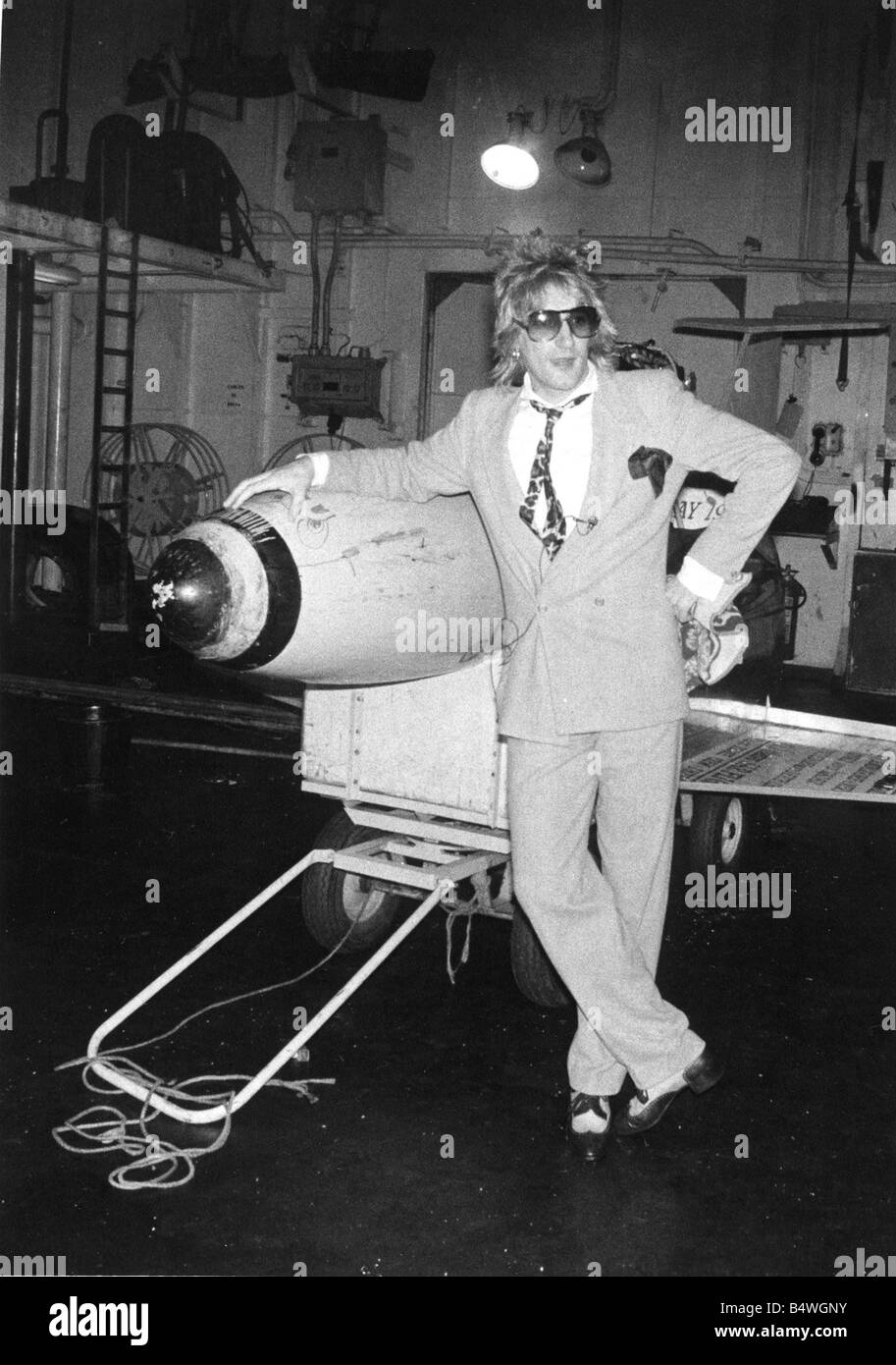 Rod Stewart sagte ein Abschied am 6. Dezember 1978 auf das Schiff, er ...
