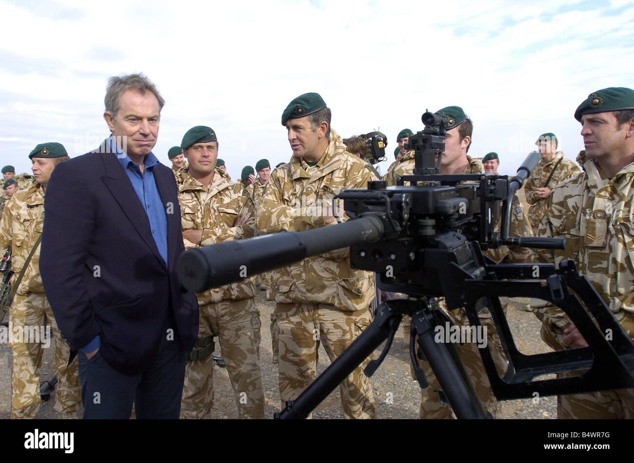 Camp Bastion Afghanistan O P S Tony Blair trifft die Truppen heute im ...