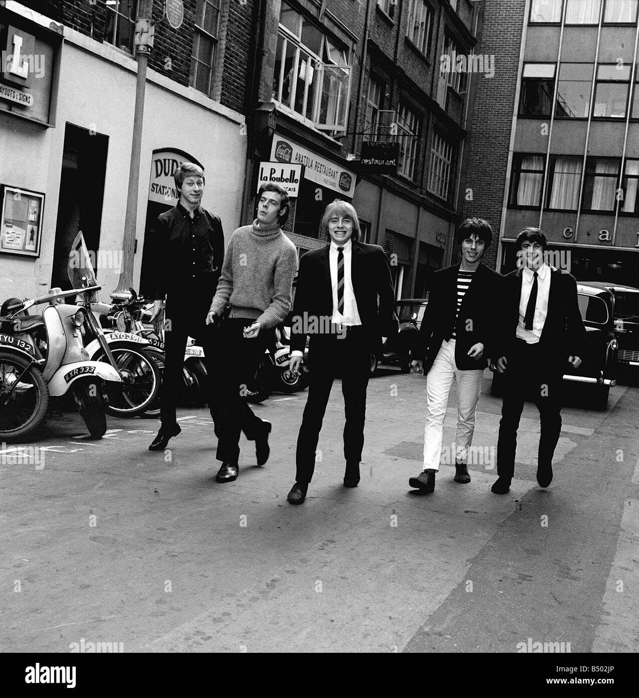 April 1965 The Yardbirds POP Music die Yardbirds 1965 Chris Dreja Paul ...