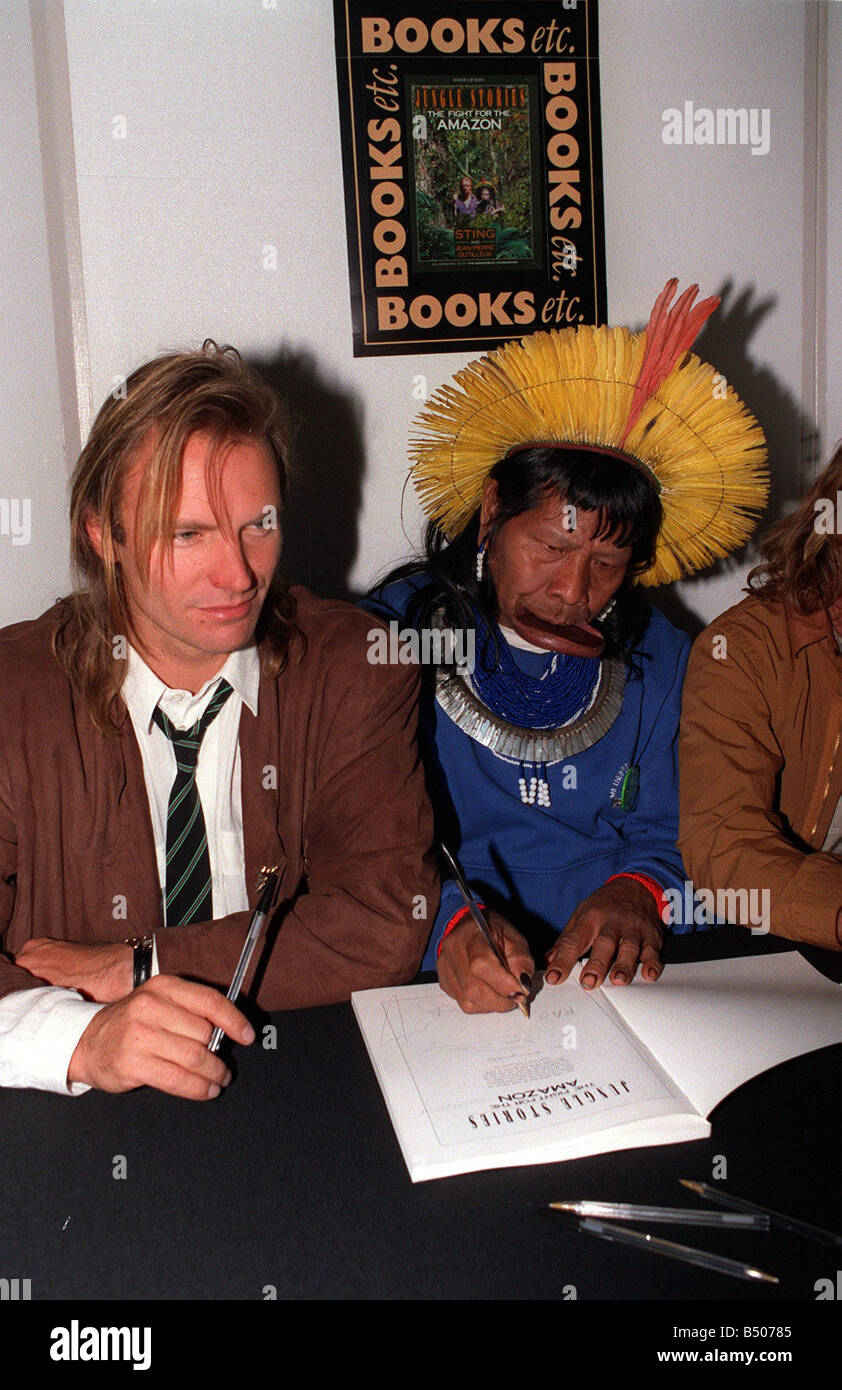 Sting raoni 1989 -Fotos und -Bildmaterial in hoher Auflösung – Alamy