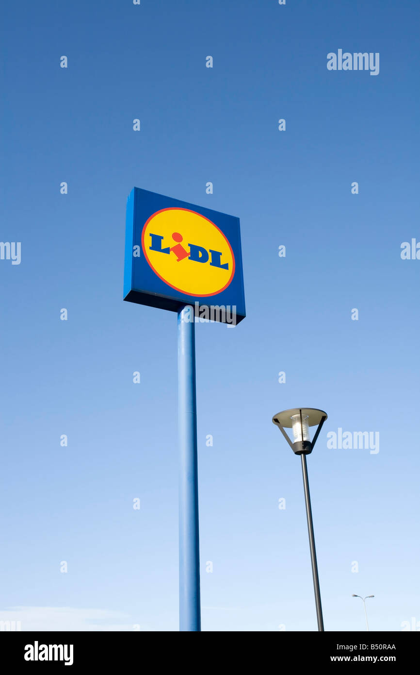 Lidl ladenlogo -Fotos und -Bildmaterial in hoher Auflösung – Alamy