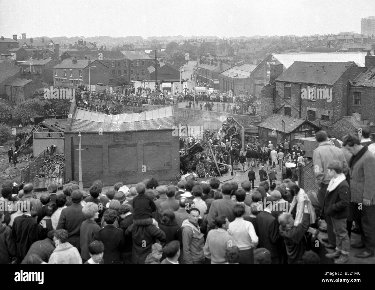 Die Stockport Luft Katastrophe Juni 1967 72 Passagiere und ...