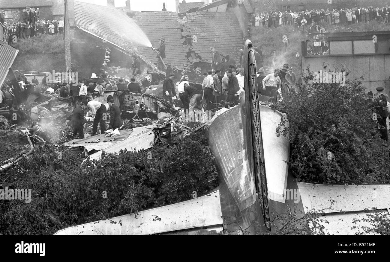 Die Stockport Luft Katastrophe Juni 1967 72 Passagiere und ...
