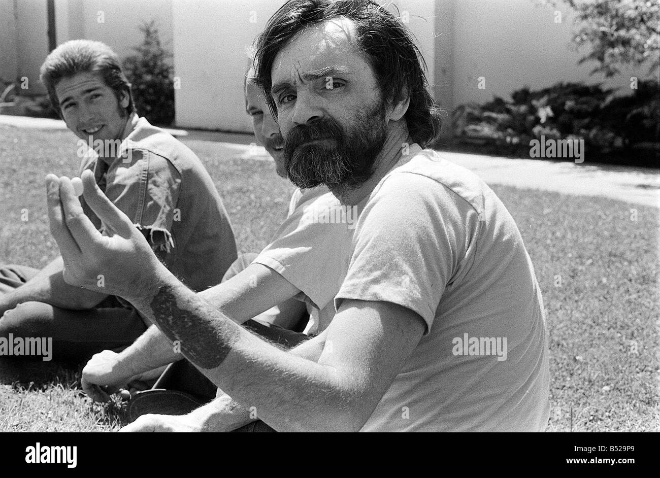 Charles Manson August 1980 der Mann, der Sharon Tate ermordet ...