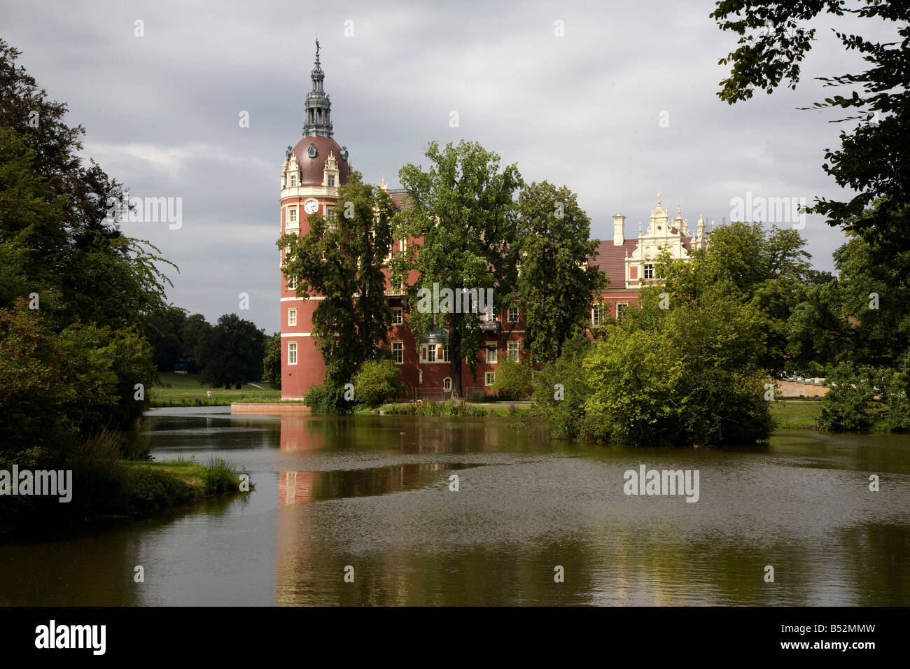 Bad Muskau, Landschaftspark (Park Muzakowski), Neues Schloß ...