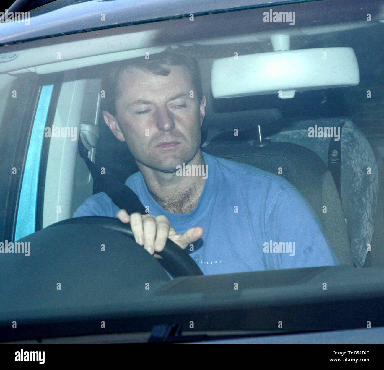 Gerry McCann treibt aus dem Haus der Familie in Rothley Leics 13 09 ...