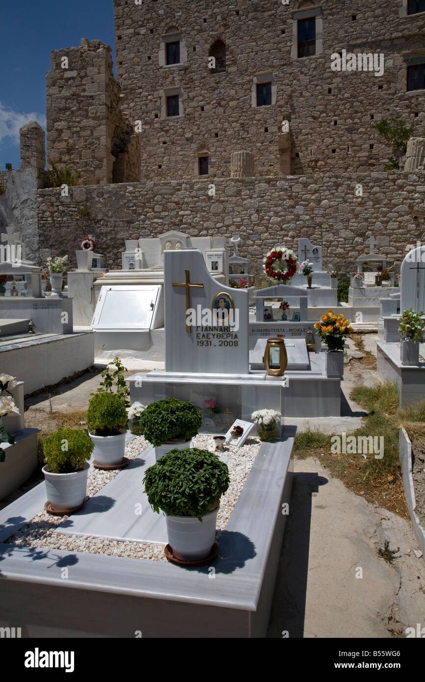 Friedhof Schloss von Lykourgos Logothetis Pythagorion Samos ...